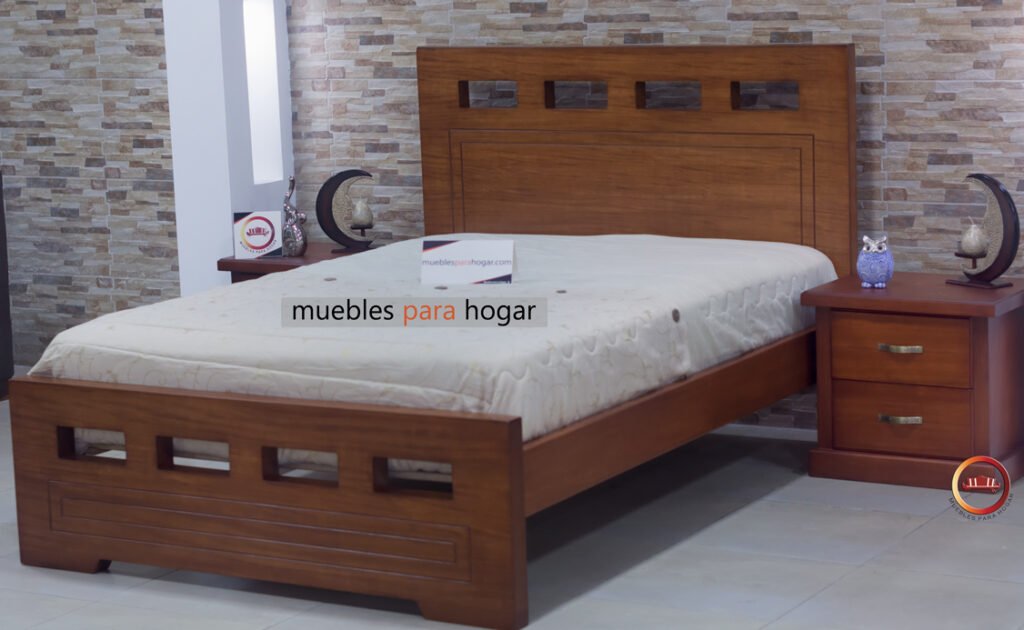 Cama 2 Plazas 1 2 Sipiany 2 Veladores Muebles Para El Hogar Somos